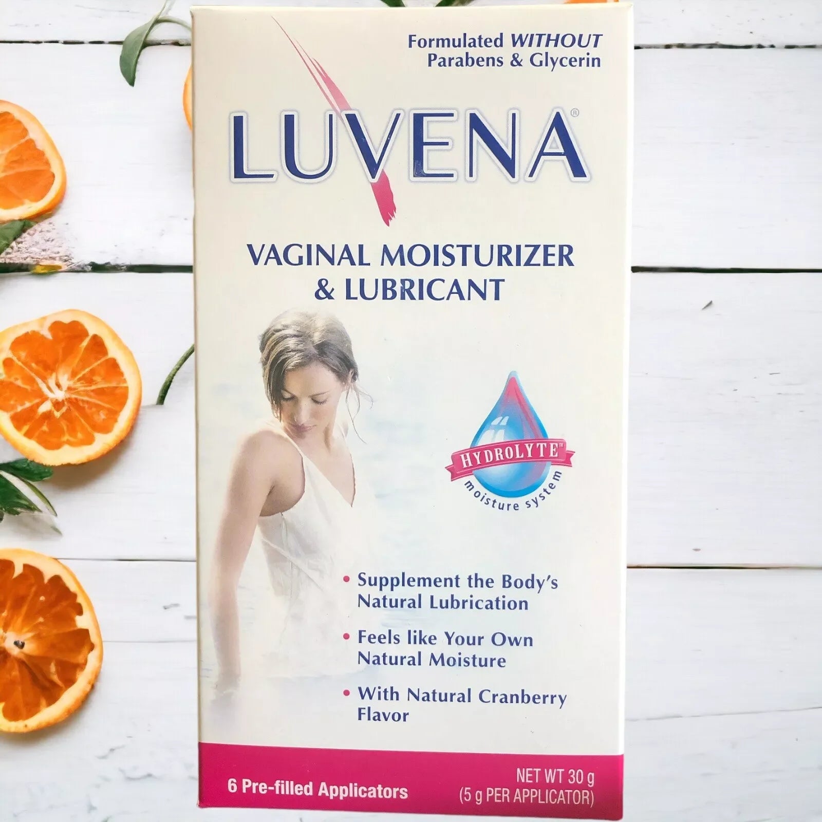 Luvena Vaginal Moisturizer & Lubricant Pre-Filled Applicators 30g